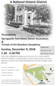 Holiday Homes Tour – Springwells Park – Dearborn Symphony